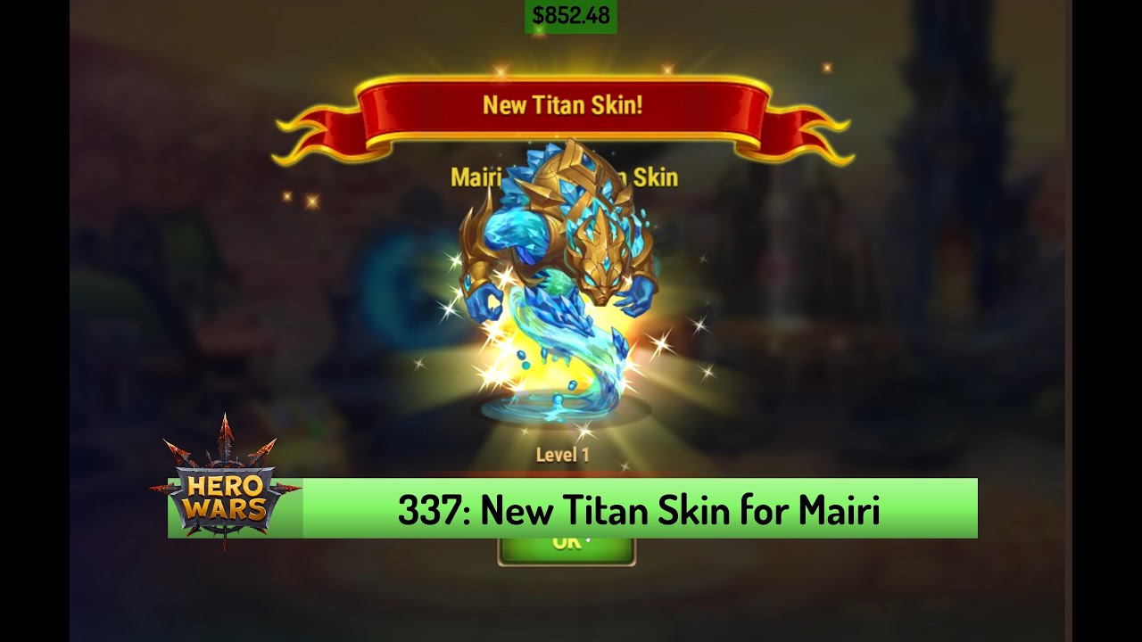 Let's Play Hero Wars 337: Unlocking Mairi's Champion Skin From Titan ...