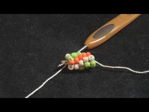 How To Do Crochet Using Beads - YouTube