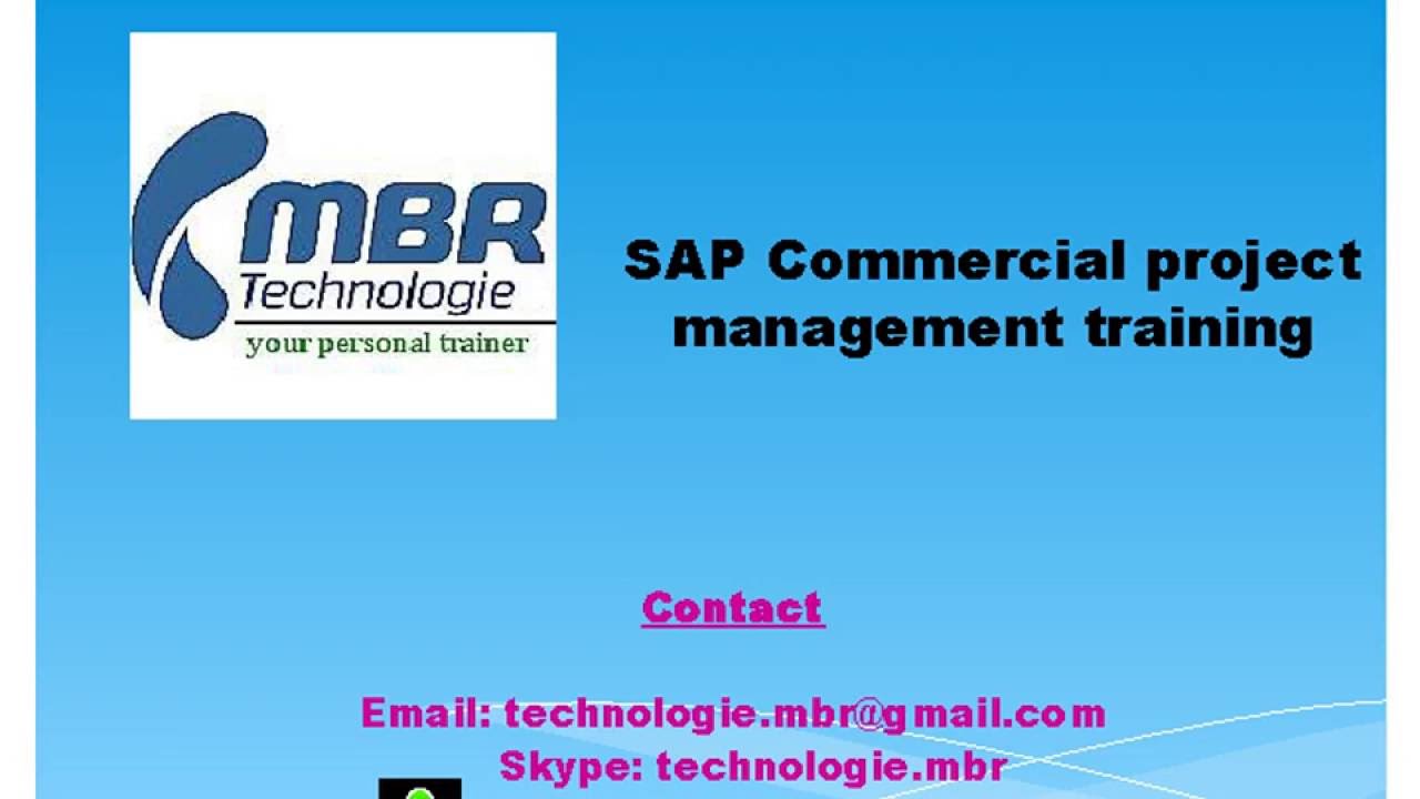 SAP Commercial Project Management Online Training - YouTube