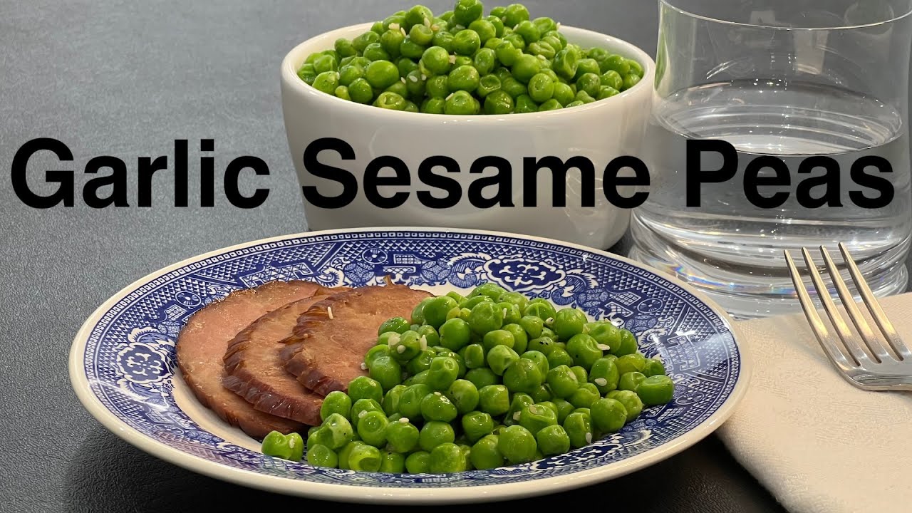 Jazz Up Your Vegetables - Garlic Sesame Peas - Never Serve Plain Peas ...