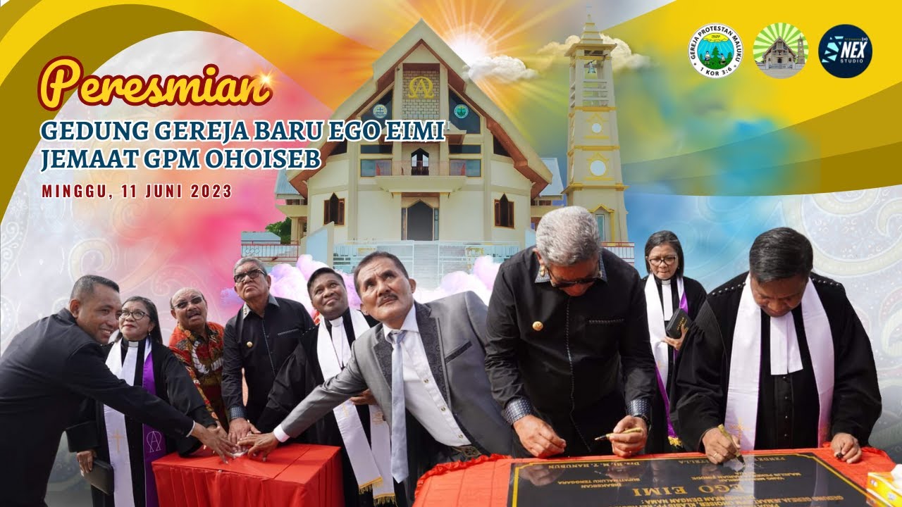 Peresmian Gedung Gereja Baru EGO EIMI Jemaat GPM Ohoiseb | Maluku ...