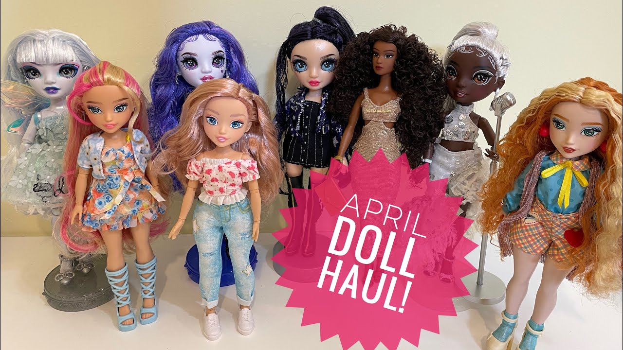 April doll haul Rainbow High Naturalistas Glo-Up Adult collector - YouTube