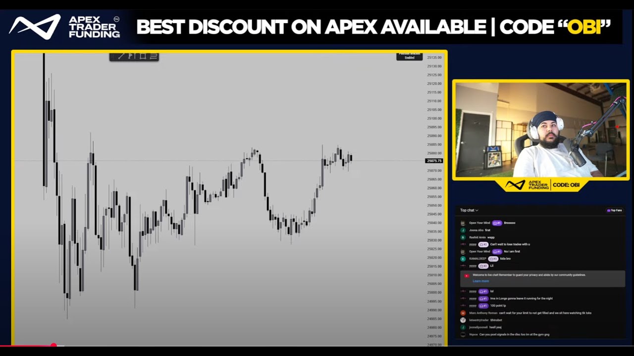 Live Trading $NQ Futures 🔴 | Trading 20x Apex Accounts - YouTube