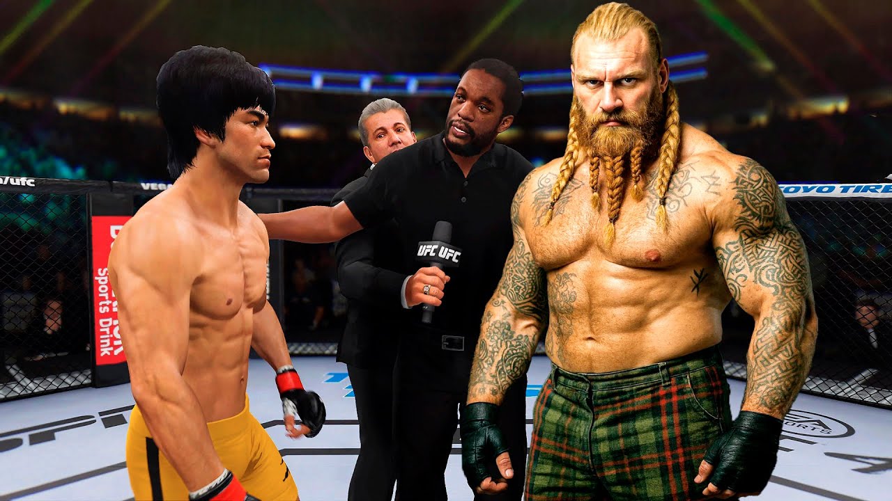 UFC 5 | Bruce Lee vs. WWE Viking | EA Sports UFC 5 - YouTube
