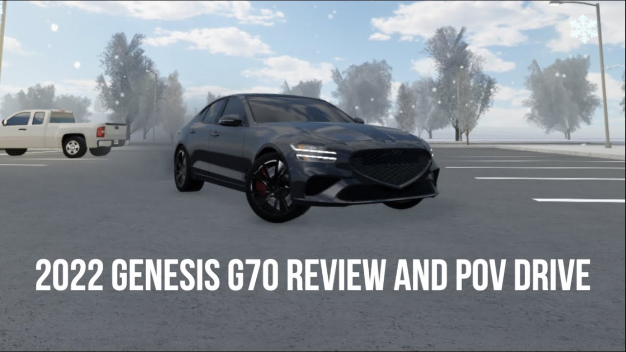 NEW GENESIS G70 REVIEW AND POV DRIVE! | Roblox Greenville - YouTube