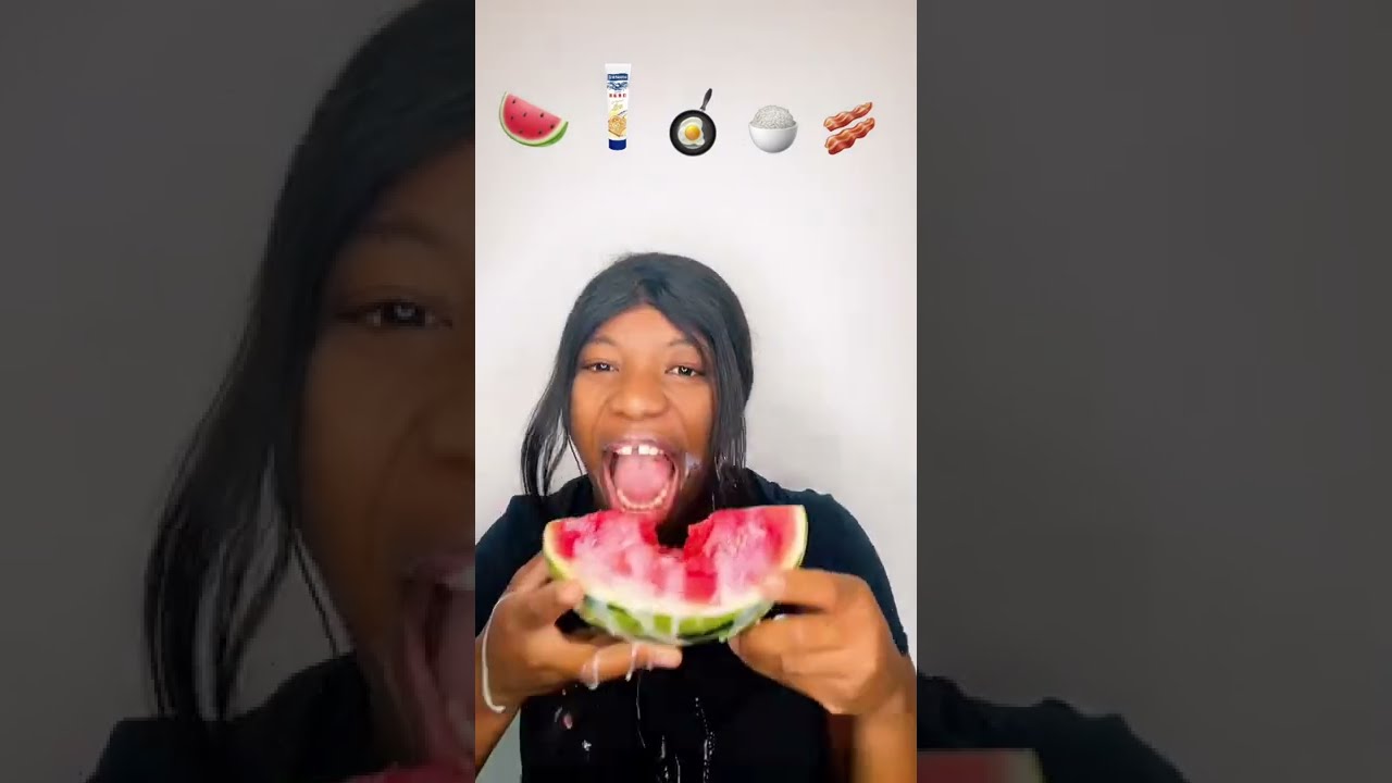 condensed milk watermelon asmr#shorts 🔥🍳🥚🍚 - YouTube