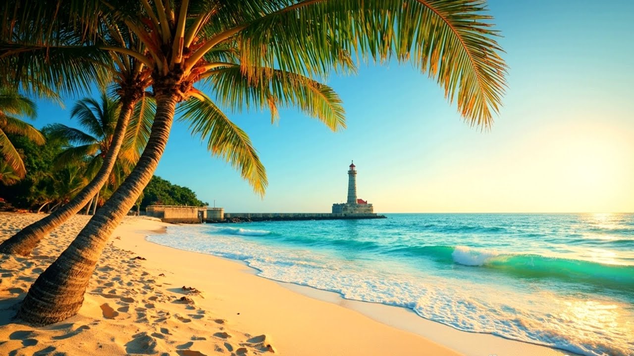 HEAL YOUR MIND | BEACH BACKGROUND SOUNDS & TROPICAL MUSIC FOR DEEP ...