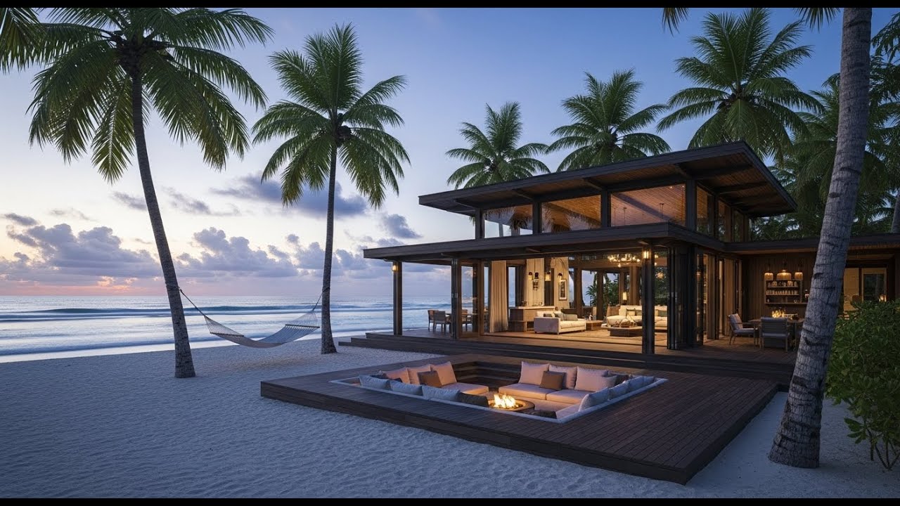 Tropical Chill House Evening Vibes | Relaxed & Romantic | 2 Hours - YouTube