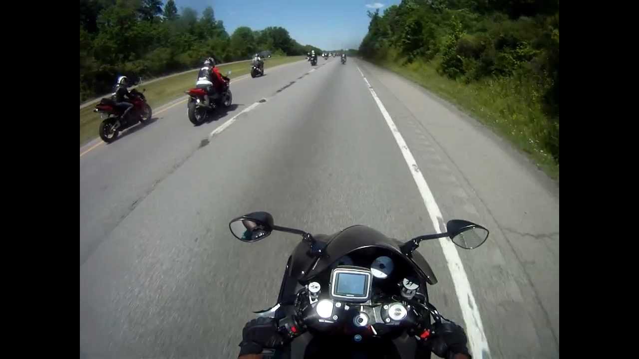 317 Ryders MC ride to Ronin MC in Pittsburgh, PA - YouTube