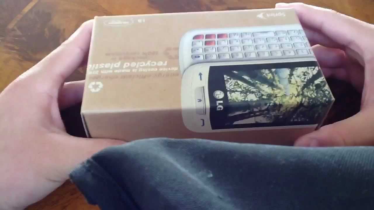 Sprint LG Rumor Reflex Unboxing and Review-White - YouTube