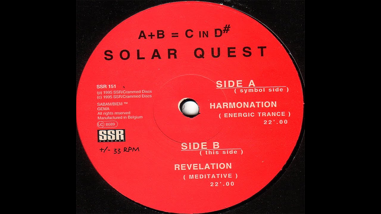 Solar Quest - A+B = C In D# Harmonation (Energic Trance) - YouTube
