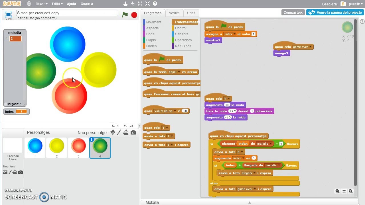 Simon amb Scratch - YouTube