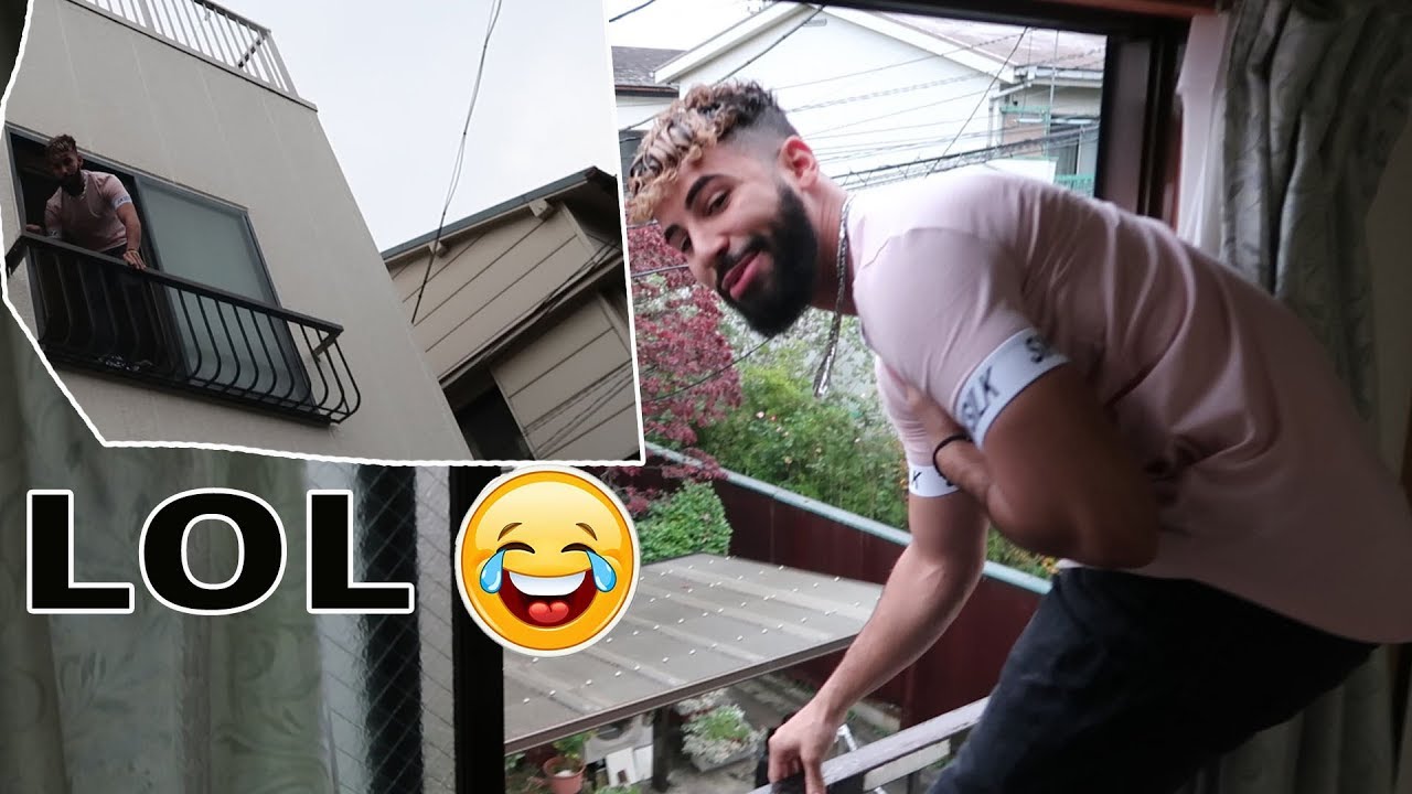 JUMPING OUT THE WINDOW PRANK! | JAPAN VLOGS - YouTube