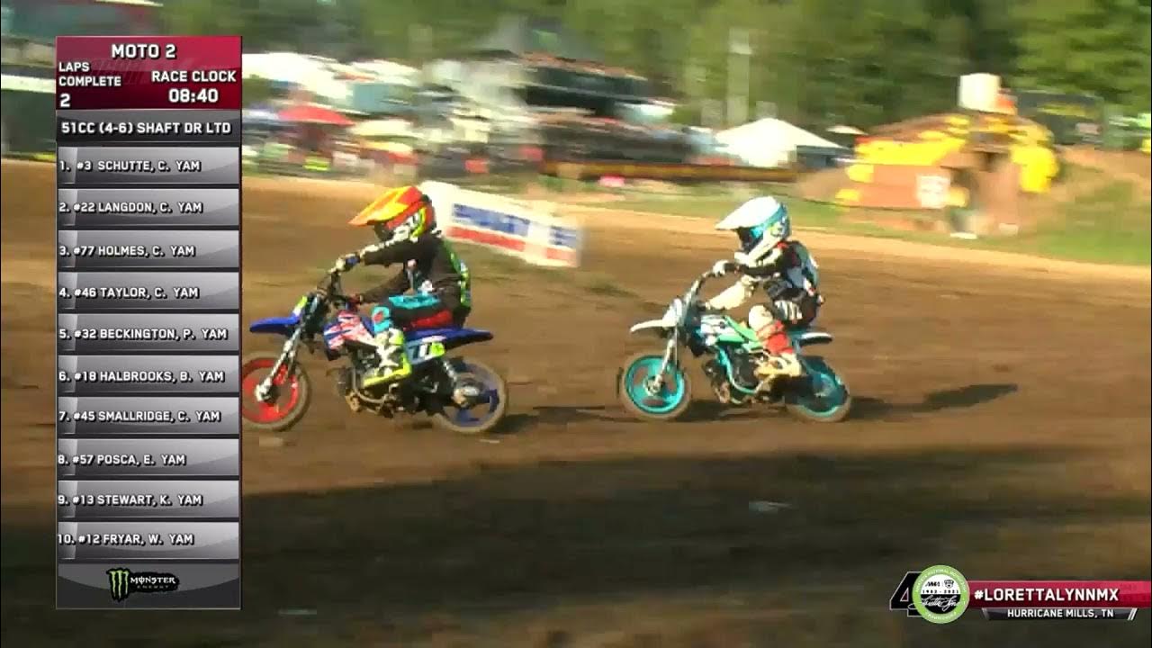2021 Loretta Lynn's Remastered Moto 1 - 51 (4-6) Shaft Drive Ltd - YouTube