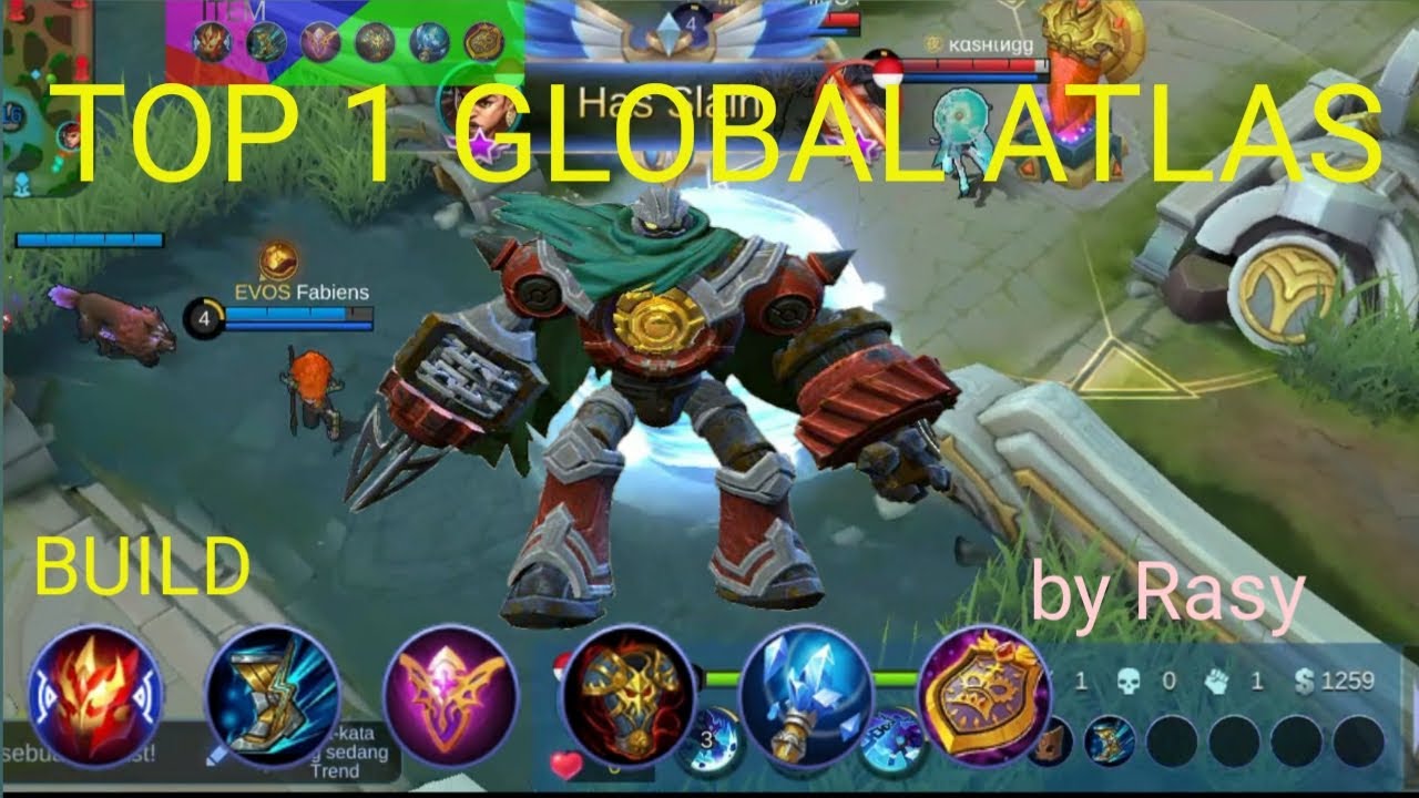 Top 1 Global ATLAS game play 2020 best build item - YouTube