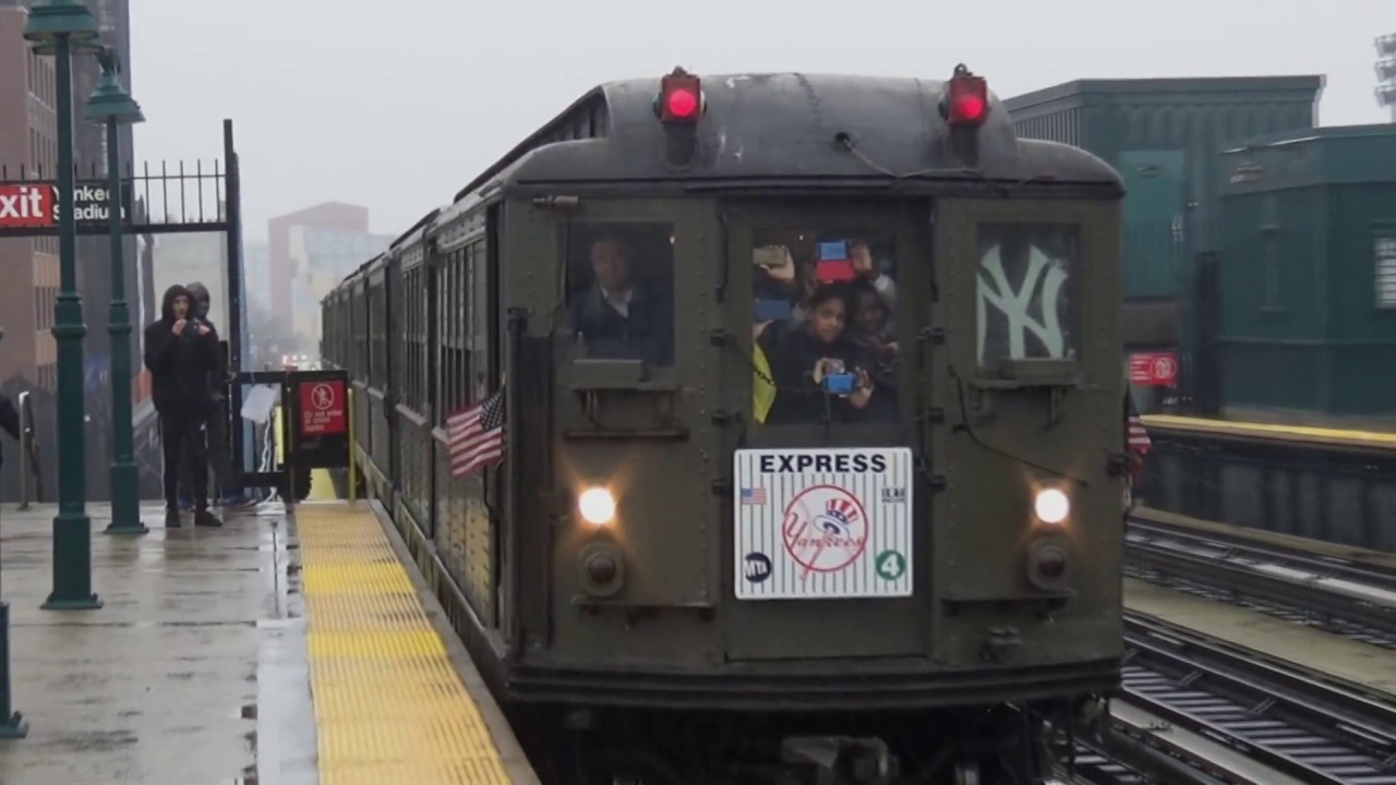 NYC Subway: Lo-V Yankees Special Train @ 161st Street–Yankee Stadium ...