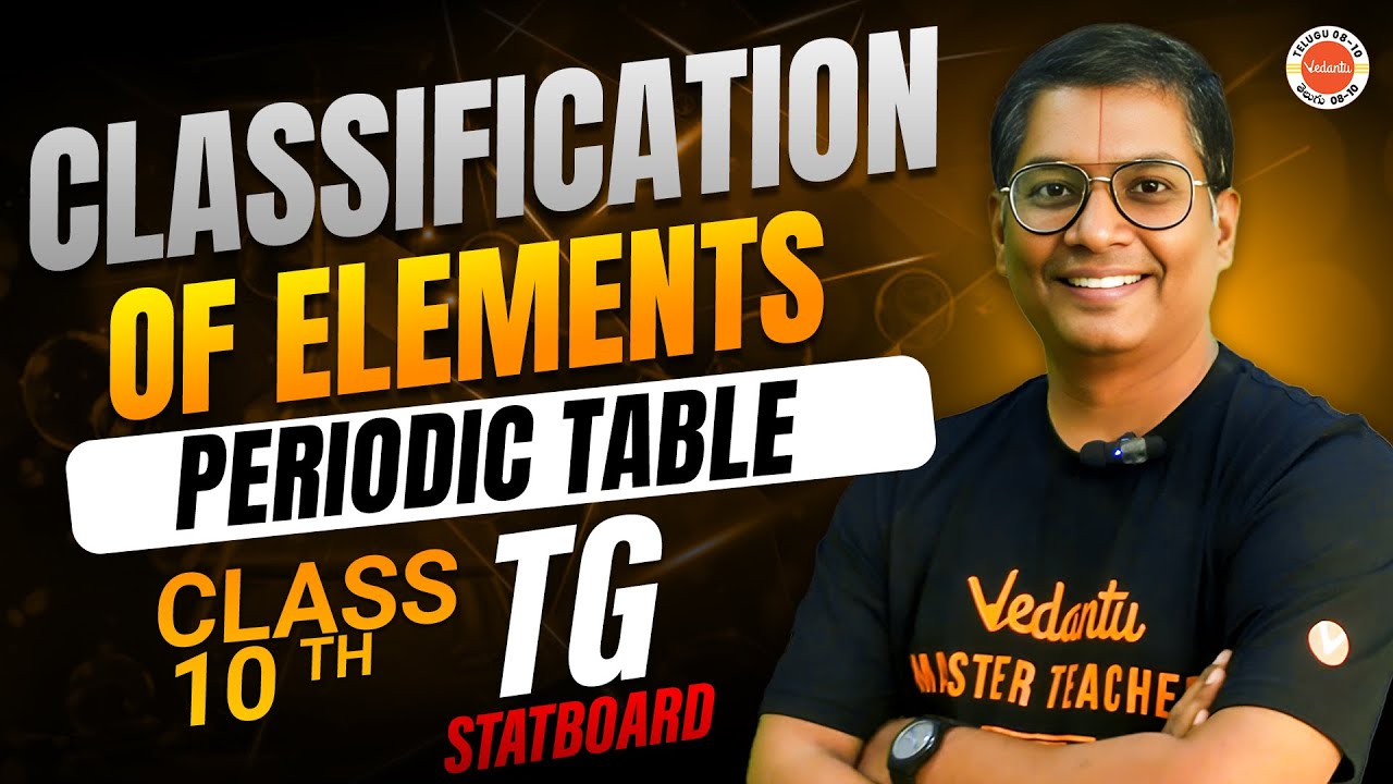 Classification of elements -Periodic Table | Class 10 TG | Maruti Sir ...