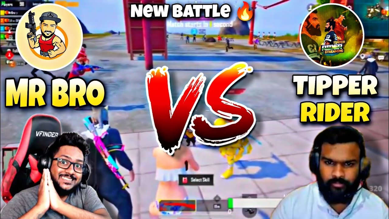 MR BRO VS TIPPER RIDER || ERANGEL MAP SAME LOBBY || PUBG MOBILE ...