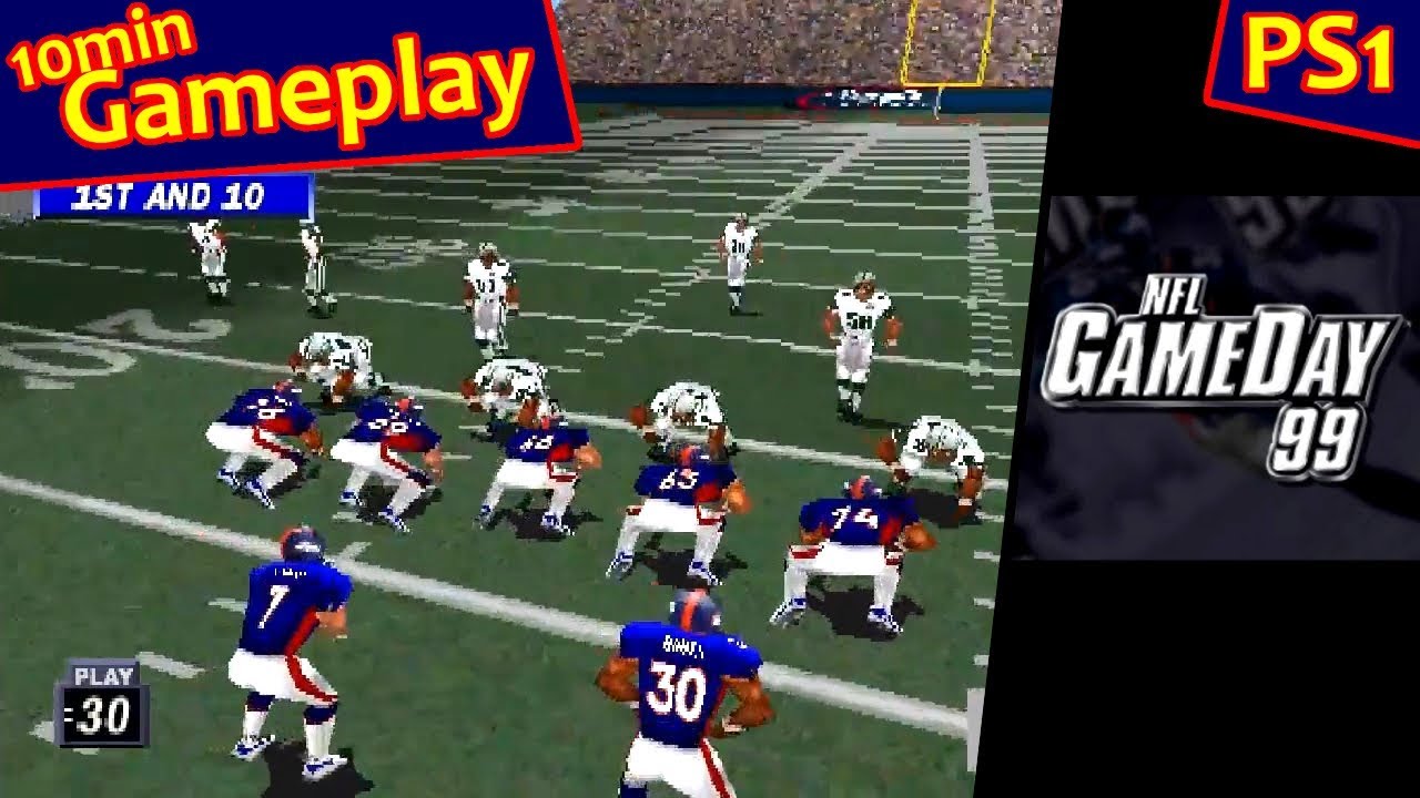 NFL Gameday 99 ... (PS1) Gameplay - YouTube