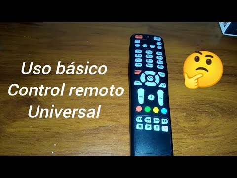 Como se usa el control remoto universal. [Tigo-une ]. - YouTube