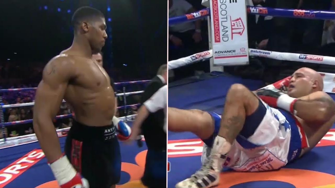Anthony Joshua (England) vs Hector Alfredo Avila (Argentina) - KNOCKOUT ...