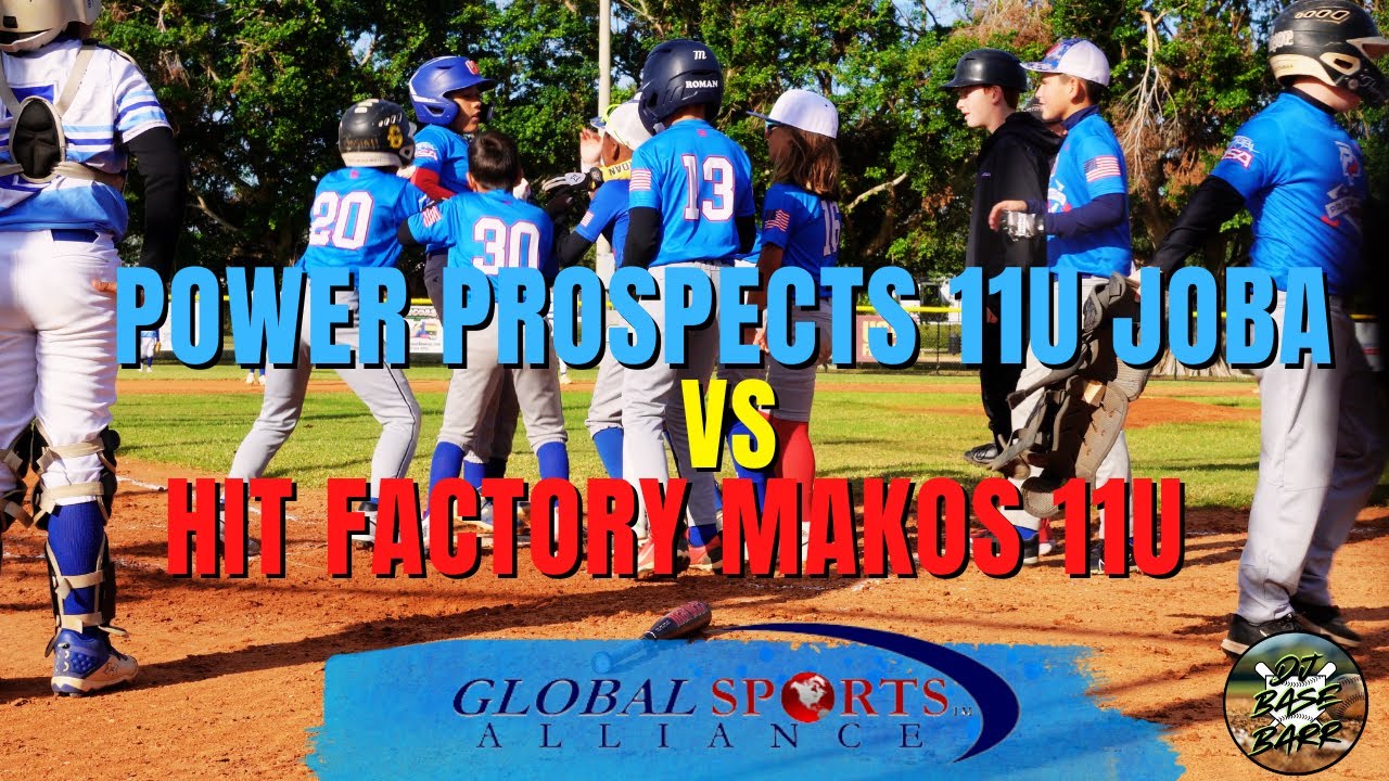 Power Prospects 11U JOBA vs. Hit Factory Makos 11U | South Florida ...