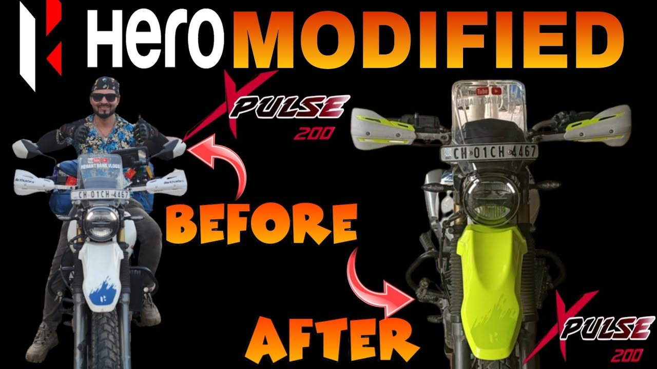 Hero Xpulse 200 Modified | Off Road Bike Modified | - YouTube