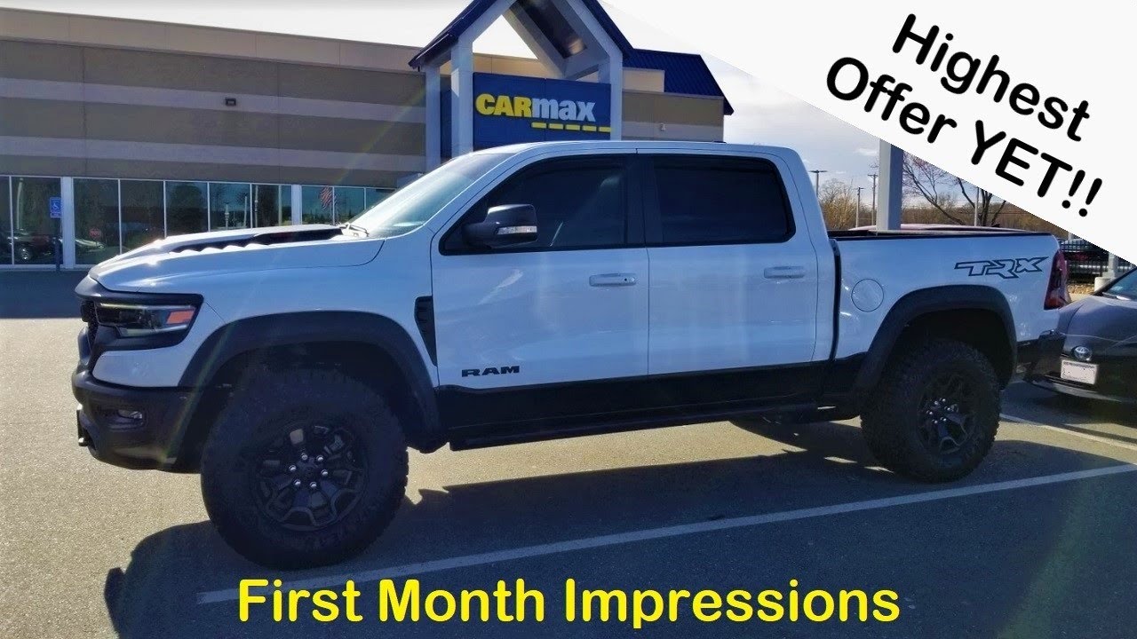 2021 RAM TRX at CARMAX!! OUTRAGEOUS OFFER!! 1 Month Ownership Review ...