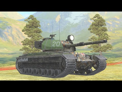 Caernarvon Action X & Vickers Cruiser 5.5K & 8K World of Tanks Blitz ...