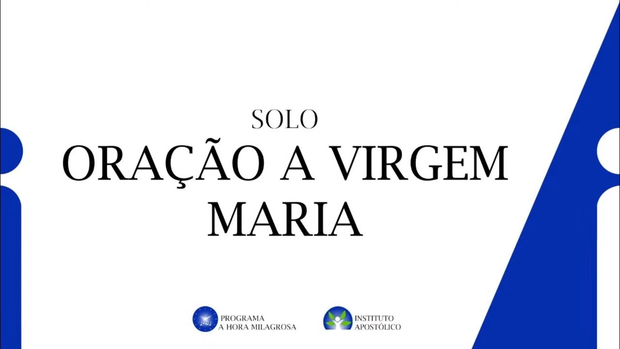 Oração a Virgem Maria - Solo (Orquestra) - São José dos Campos-SP - YouTube