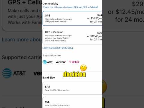 Don't Choose Wrong! Cellular vs GPS Only on Apple Watch #shorts