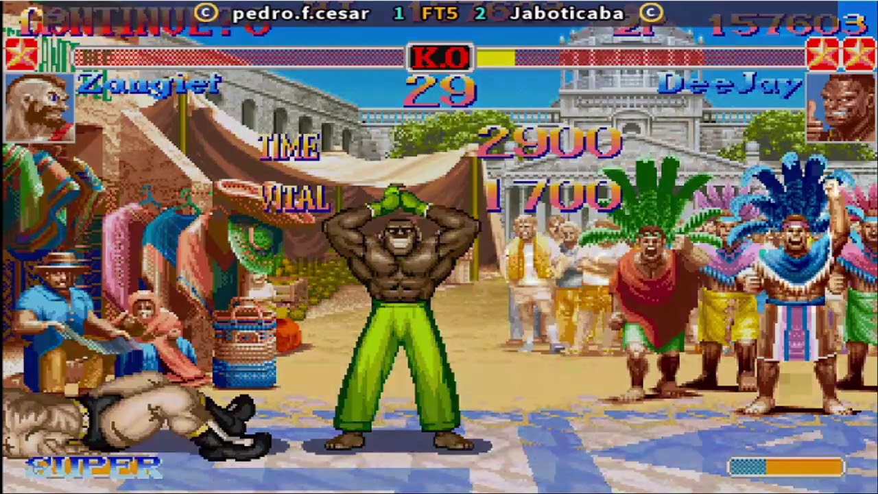 Replay contra o brasileiro pedro.f.cesar no novo Fightcade, agora com ...