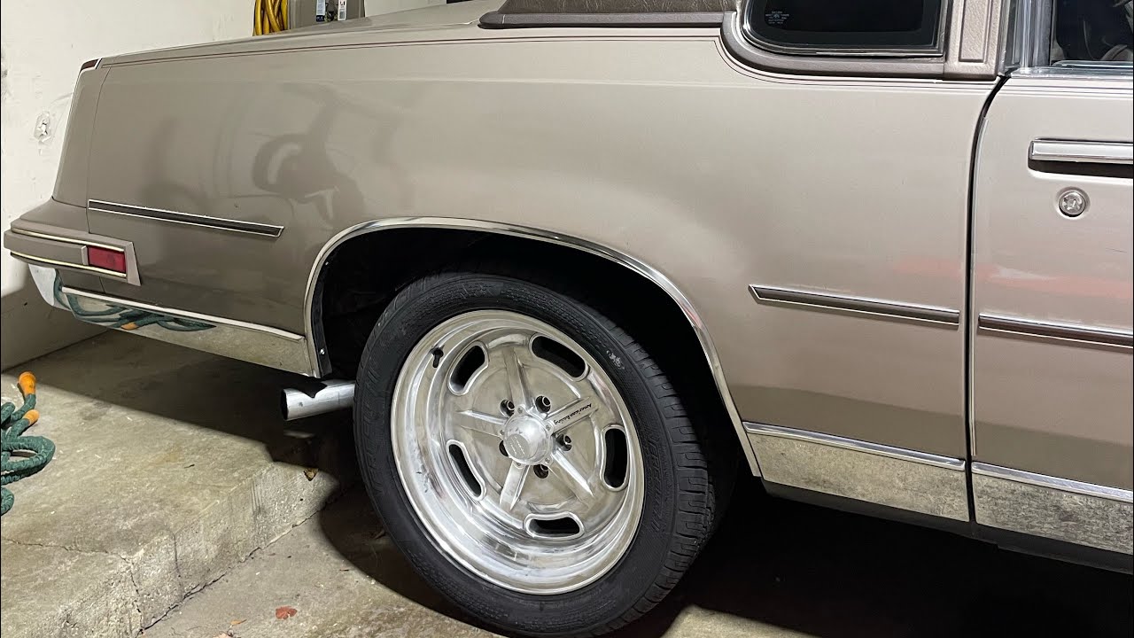 New American racing salt flat wheels for the cutlass 1984 - YouTube