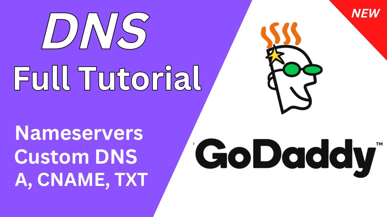 How to Add DNS Records - A, CNAME, TXT, Nameservers on Godaddy Domain ...