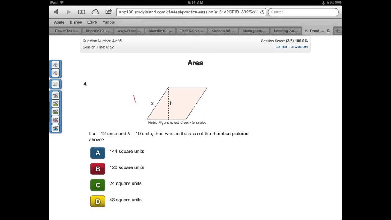 6th - Study Island Area - YouTube