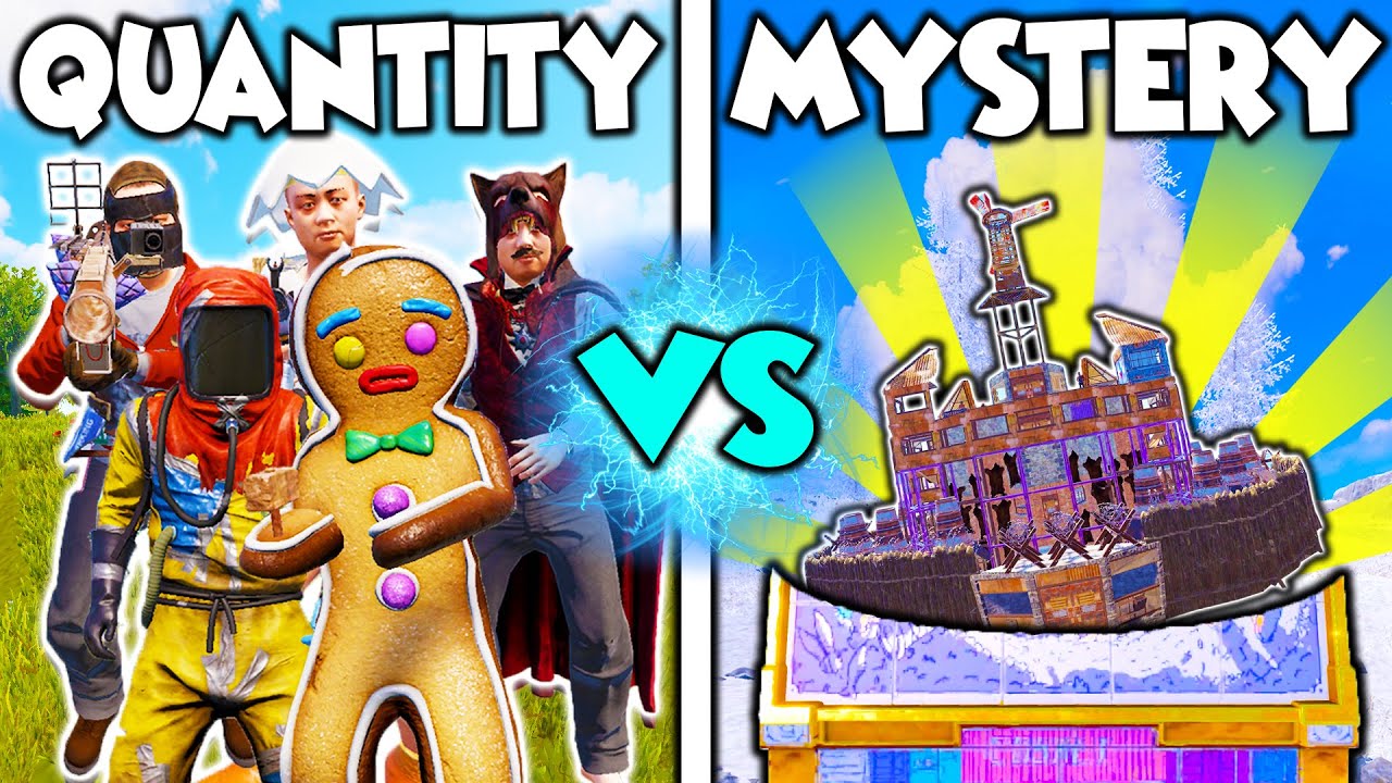 Can 4 Raiders BEAT These Mystery Box Builds? - Rust - YouTube