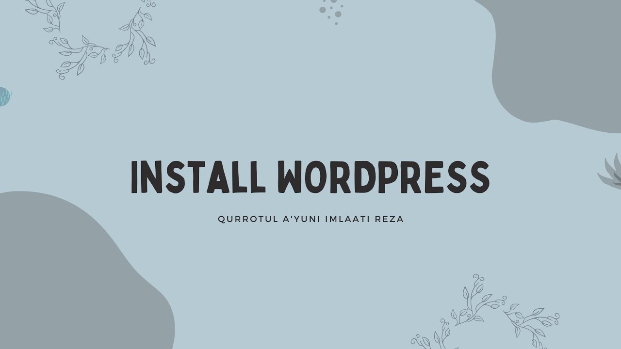 Tutorial Instalasi WordPress - YouTube