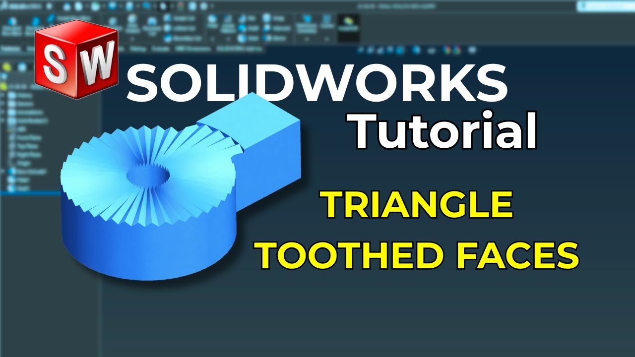 SOLIDWORKS TUTORIAL - for intermediate / advanced users - Loft, Circ Pattern, Equations - YouTube