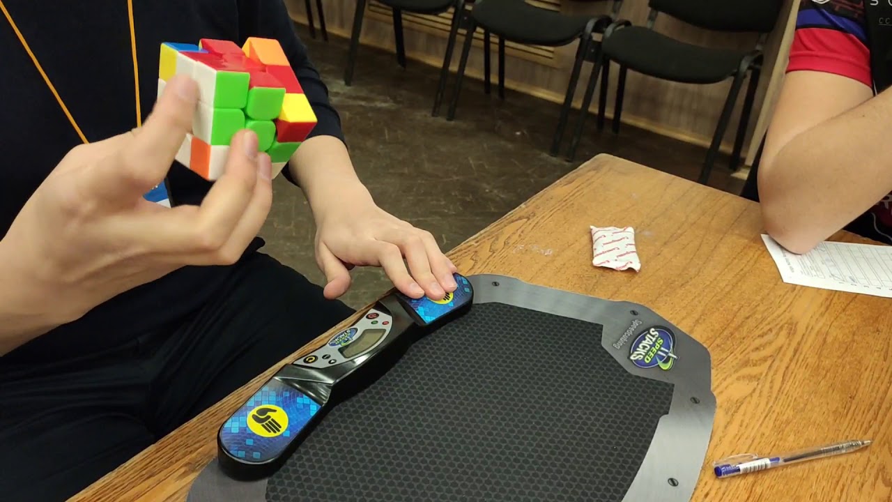 Official 3x3 OH average - 19.37 - YouTube