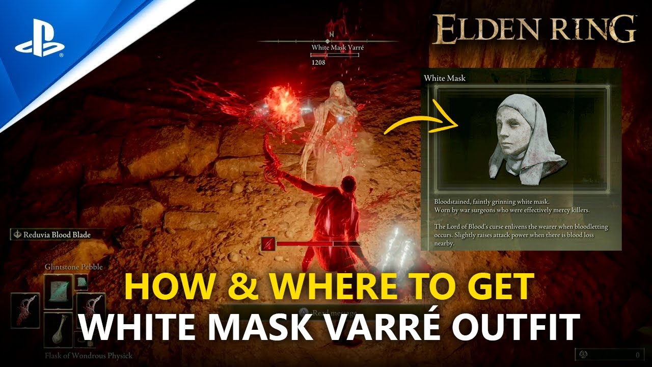 ELDEN RING | How To Get White Mask Varré Outfit - YouTube