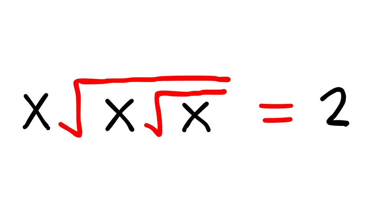 A Nice Square Root Algebra Problem - YouTube