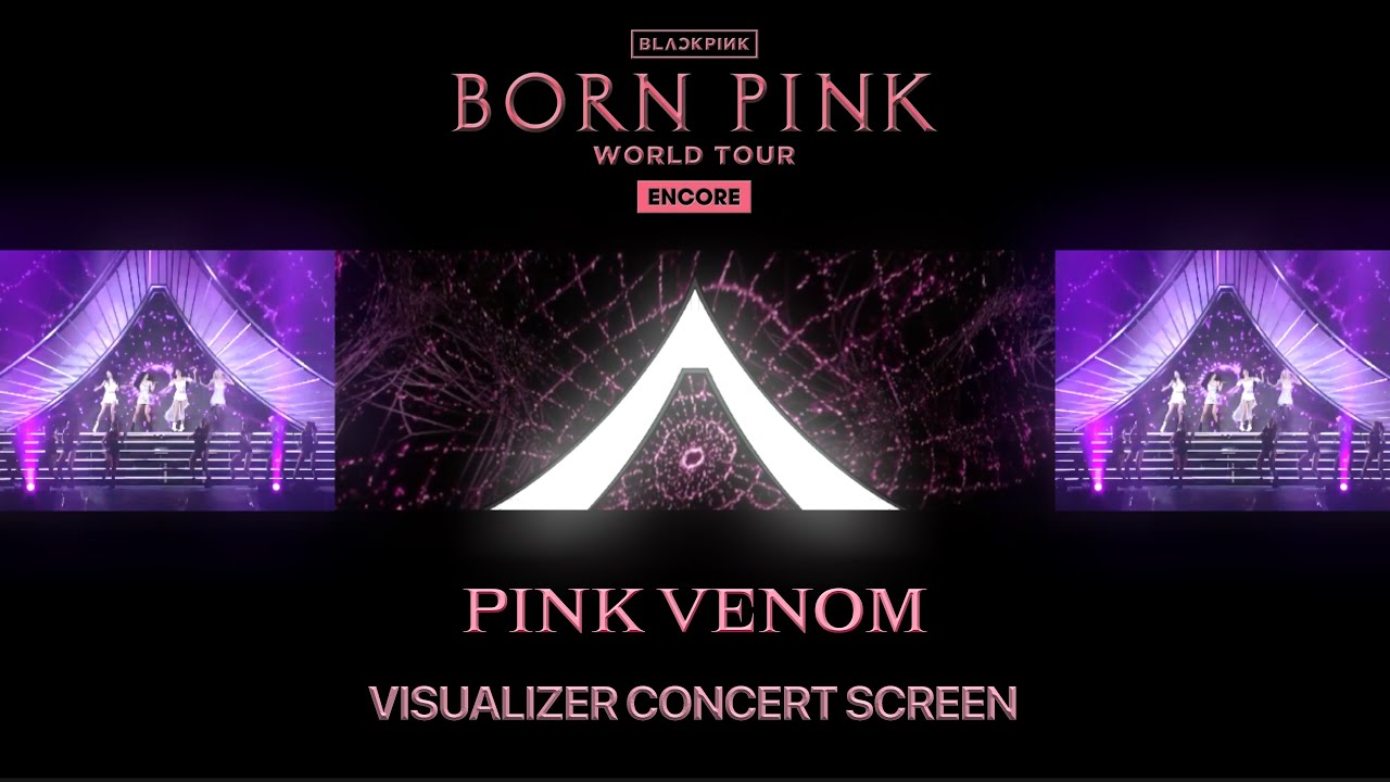 PINK VENOM - BLACKPINK [BORNPINK WORLD TOUR ENCORE] Visualizer Concert ...