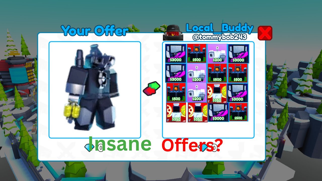 I Got This From Toxic UTC | Trading Toxic Upgraded Titan Cameraman ...