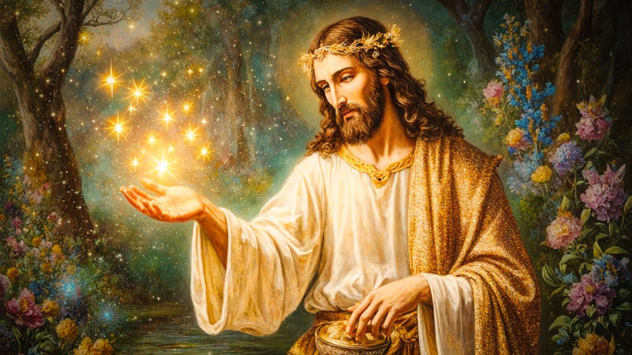 THE MOST POWERFUL FREQUENCY OF GOD 963 HZ - JESUS shields you from ...