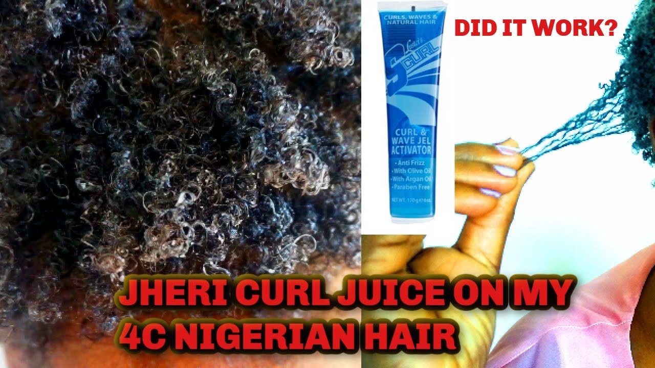 I Tried Jheri Curl Juice On My Natural Hair Again 4C tight Nigerian ...