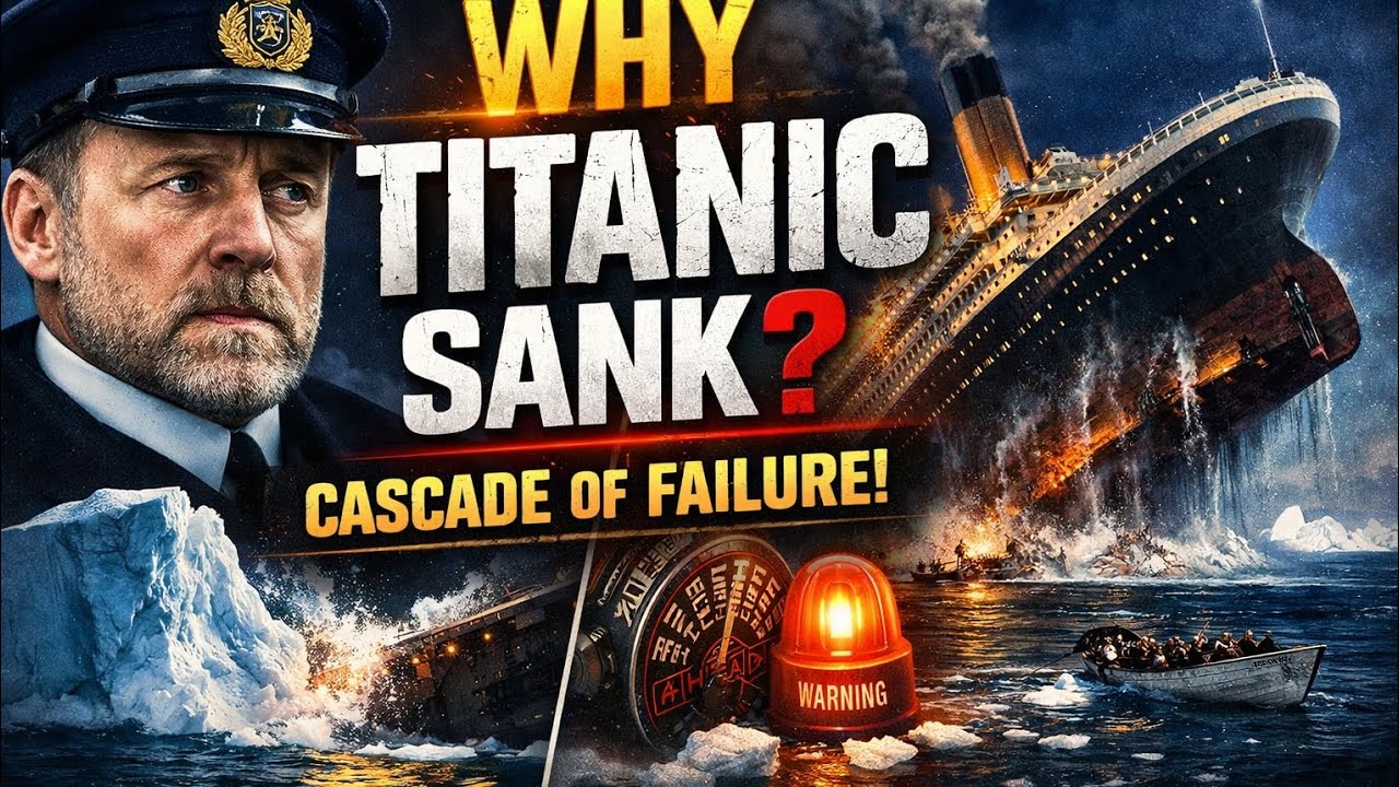 “Titanic Disaster Explained: How It Really Sank | Cascade of Failure ...