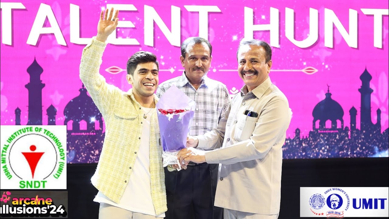 Jay Thakkar Invited as Judge at SNDT Women's University's Fest- Arcane Illusions 2024 | UMIT ...