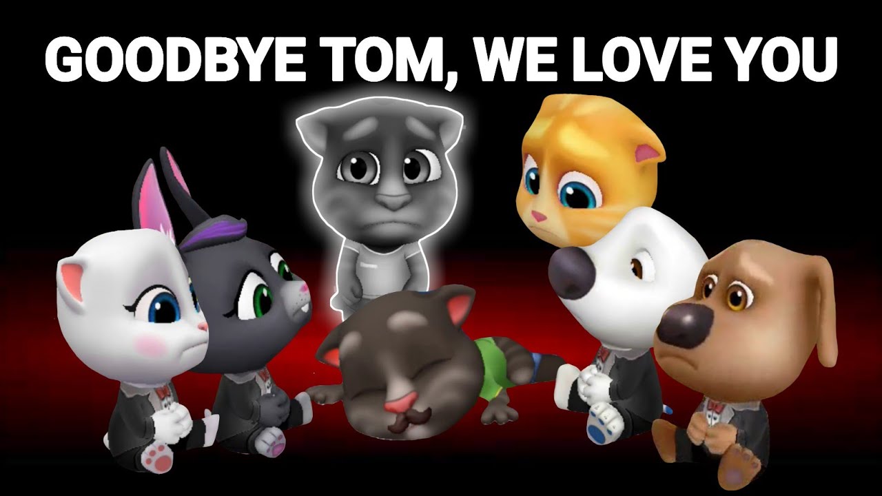 GOODBYE TOM, WE LOVE YOU - AMONG US - My Talking Tom Friends - YouTube
