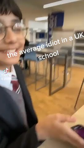 the average idiot in a UK school - YouTube