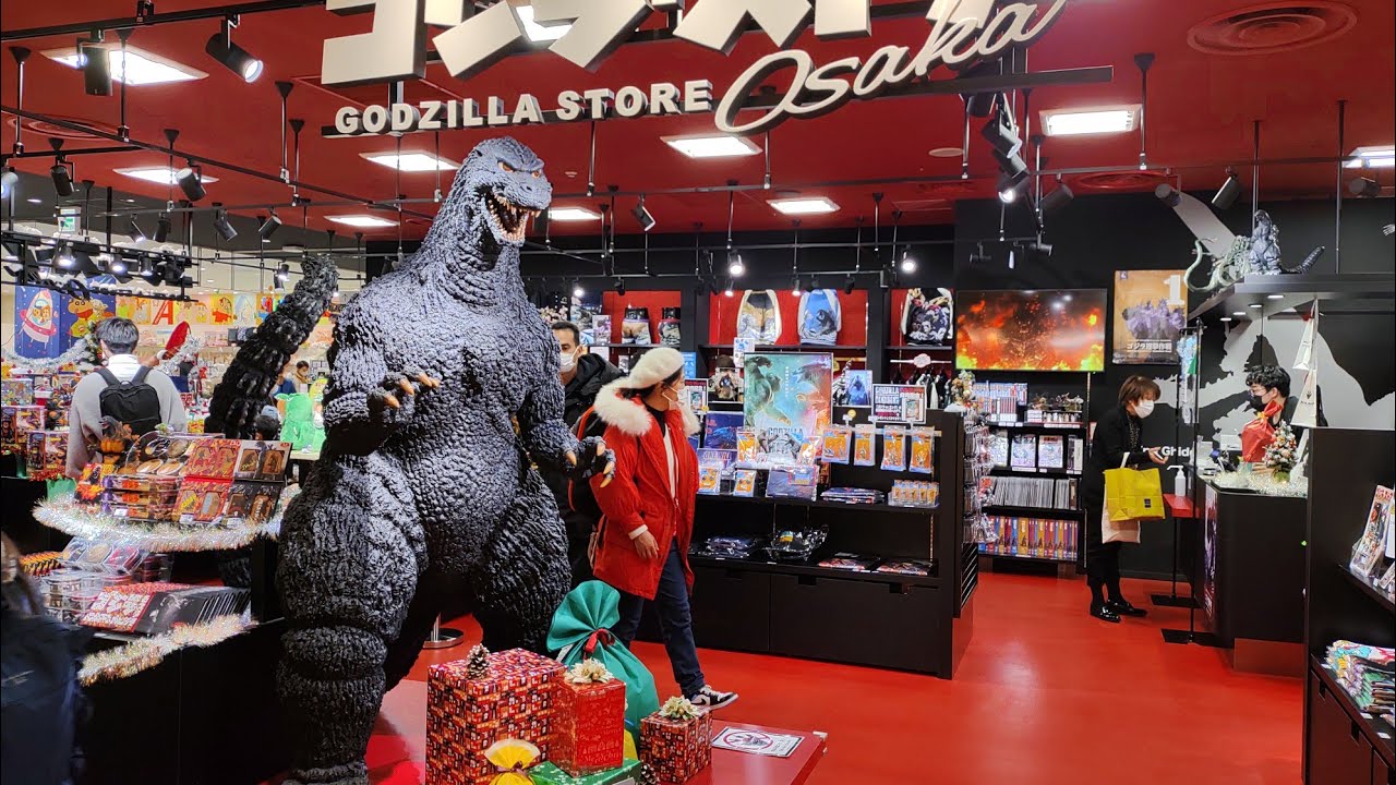 Godzilla Store Osaka ゴジラストア大阪 心斎橋パルコ - YouTube